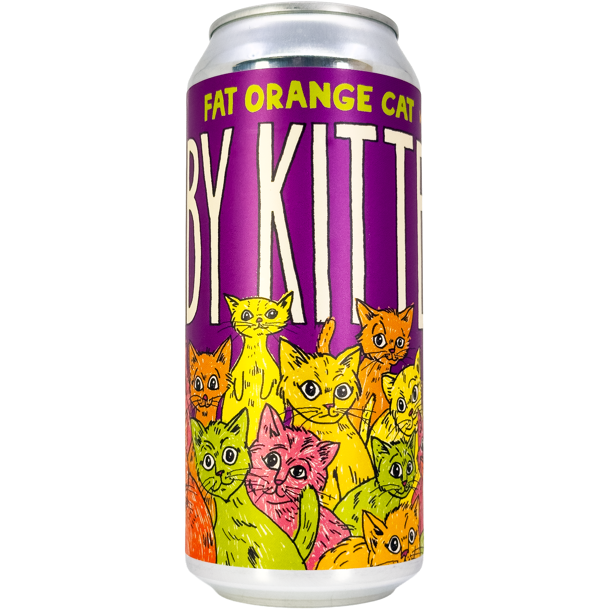 Fat Orange Cat Brewing 'Baby Kittens' Simcoe Hops IPA Beer, Connecticu ...