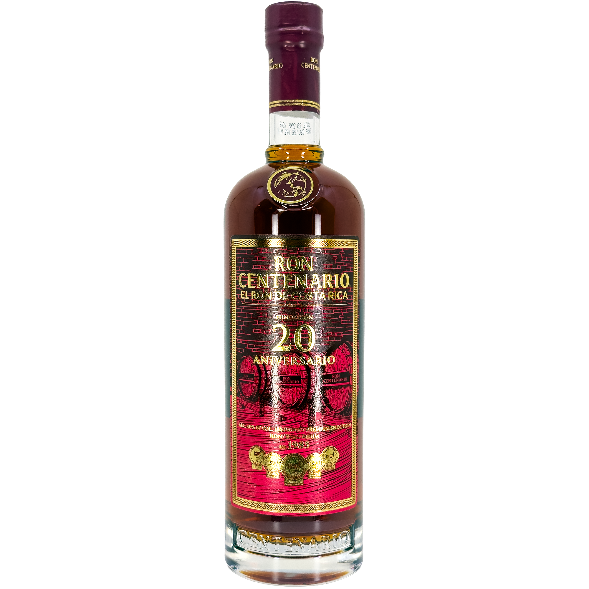 Ron Centenario Fundacion XX 20 Aniversario Rum Costa Rica – Wine Dispensary
