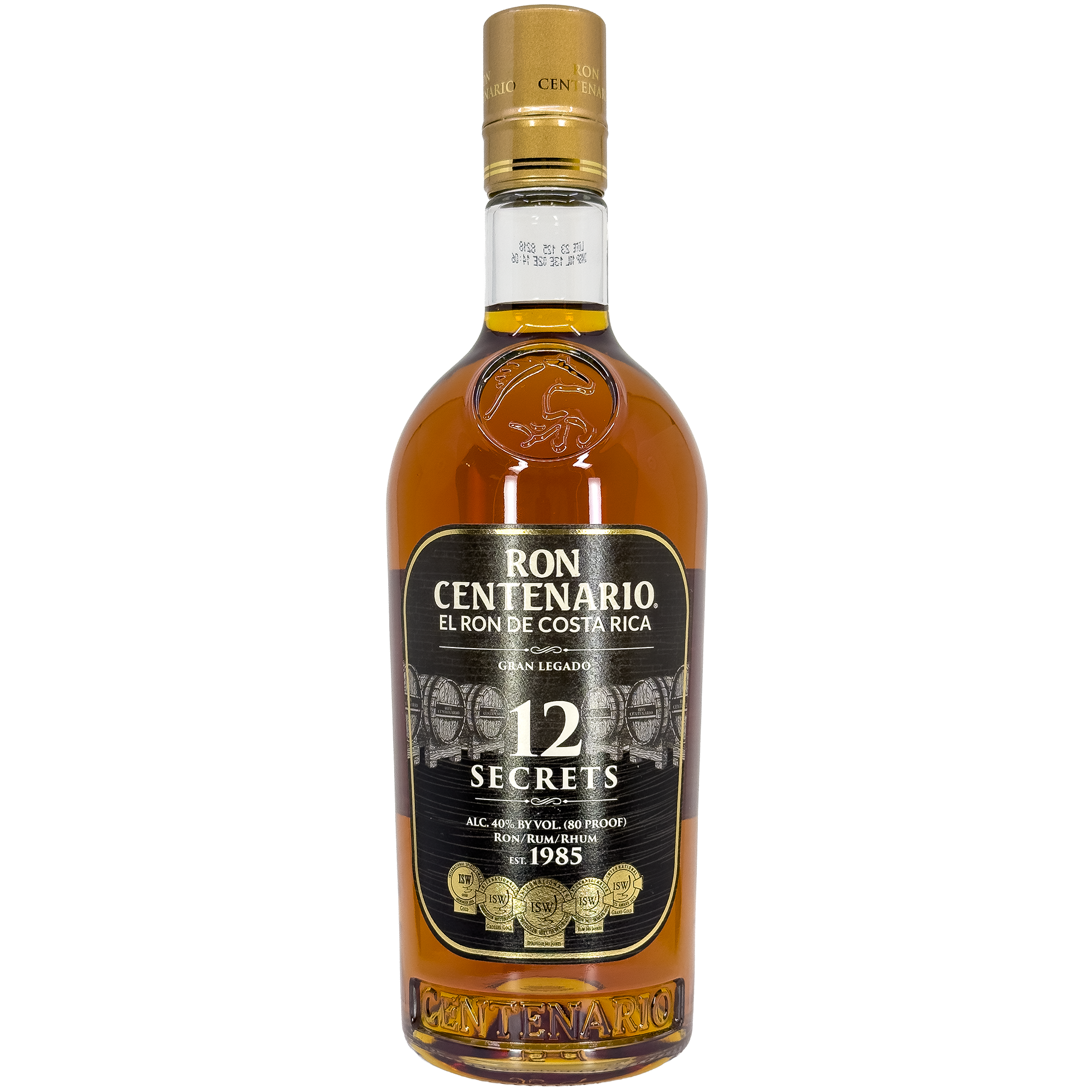 Ron Centenario Gran Legado 12 Year Old Rum, Costa Rica – Wine Dispensary