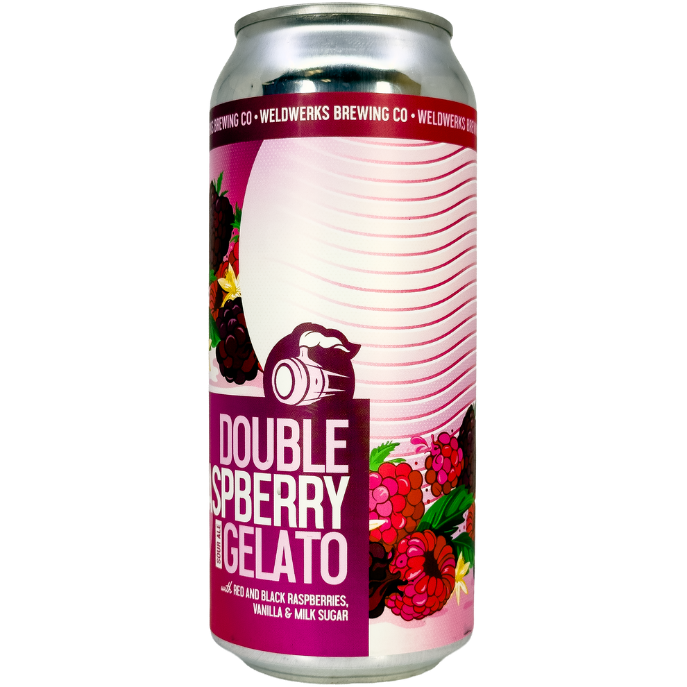 WeldWerks Brewing 'Double Raspberry Gelato' Sour Ale Beer, Colorado ...