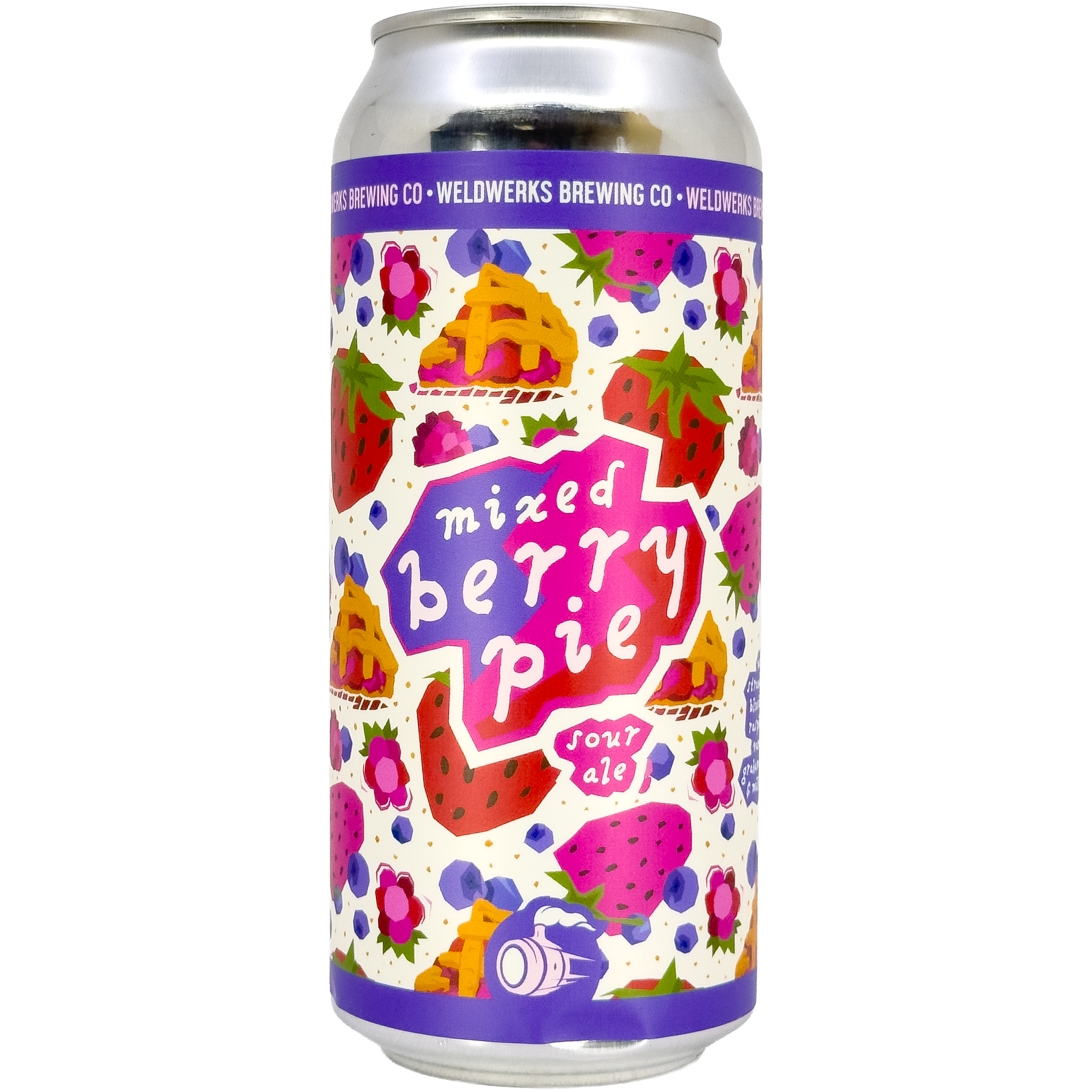 WeldWerks Brewing, 'Mixed Berry Pie' Fruited Sour Ale Beer, Colorado ...