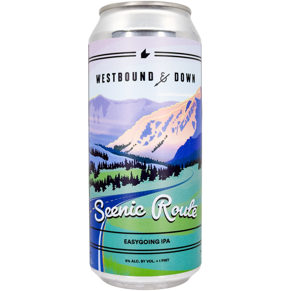 Westbound & Down Brewing 'Scenic Route' Session IPA Beer, Colorado ...